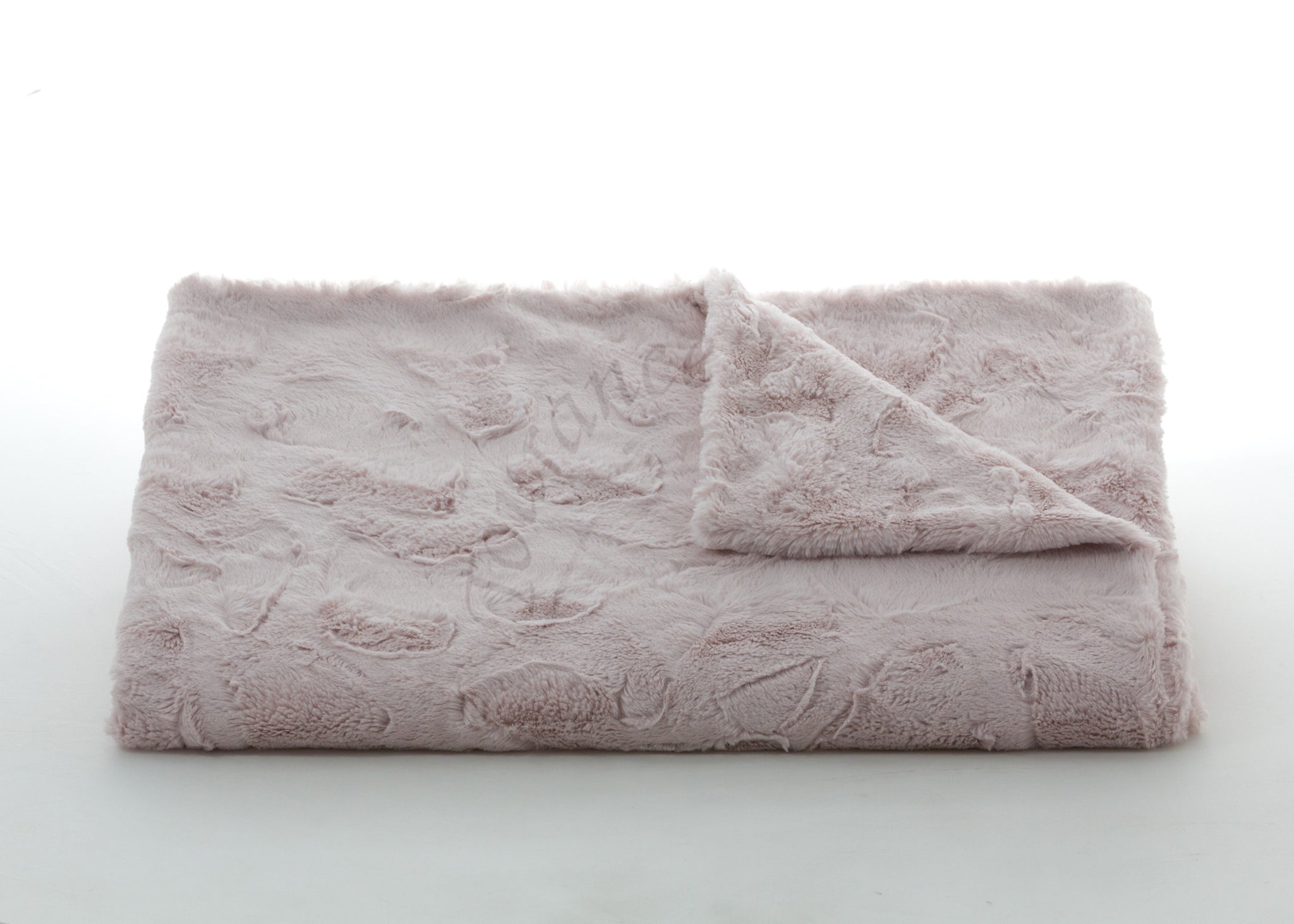 Lux Rabbit Throw in Blush – Tourance